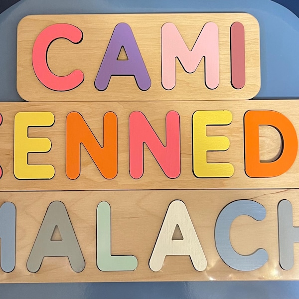 Personalized Name Puzzle Toddler, Baby First Christmas New Baby Gift ...