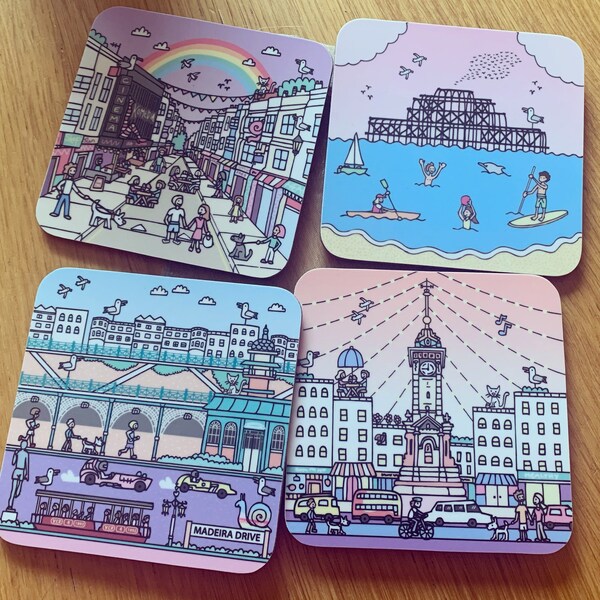 Printable Brighton Colouring Page - Etsy UK