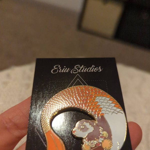 Mermaid Ferret Hard Enamel Pin - Etsy