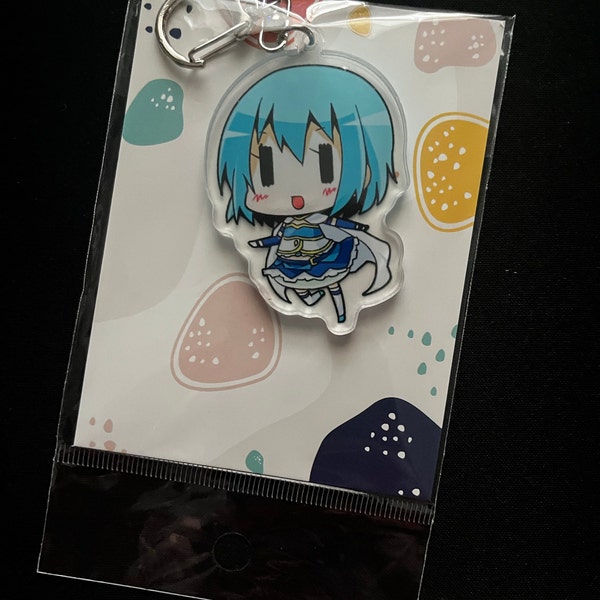 Magica Acrylic Keychains Chibi Art - Etsy