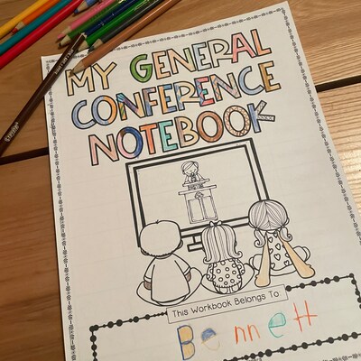 General Conference Activity Packet for Junior Primary - Etsy