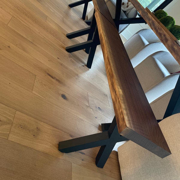 Metal Table Legs - Pair - X Frame Table Legs - Dining Table Legs ...