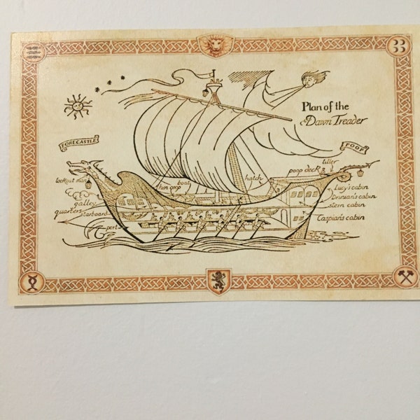 Narnia Voyage of the Dawn Treader Ship Art Print - Etsy
