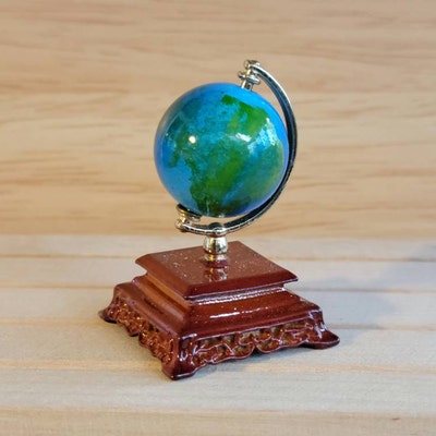 Dollhouse Globe Miniature 1/12 Scale Model Decortion Diy Toys - Etsy