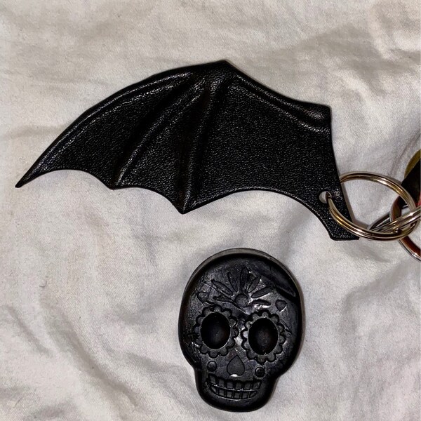 Hand Made Leather Bat Wing - Etsy