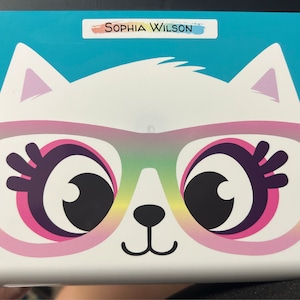 72 Skinny School Supply Labels Dishwasher Safe Waterproof Labels ...