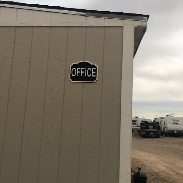 Office Sign, Outdoor Office Sign, Home Office Sign, Signs With Arrows ...