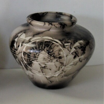 Set of 4 Vintage Reverse Painted Snuff Bottles in Box, Perfume Bottles ...