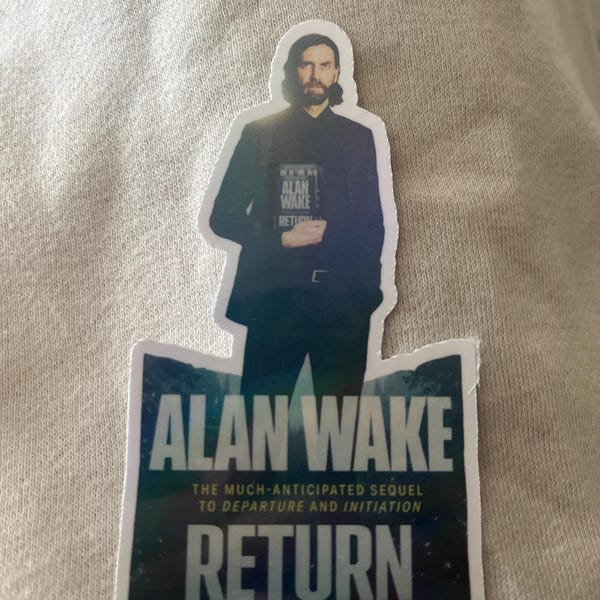 Alan Wake Return Sticker - Etsy