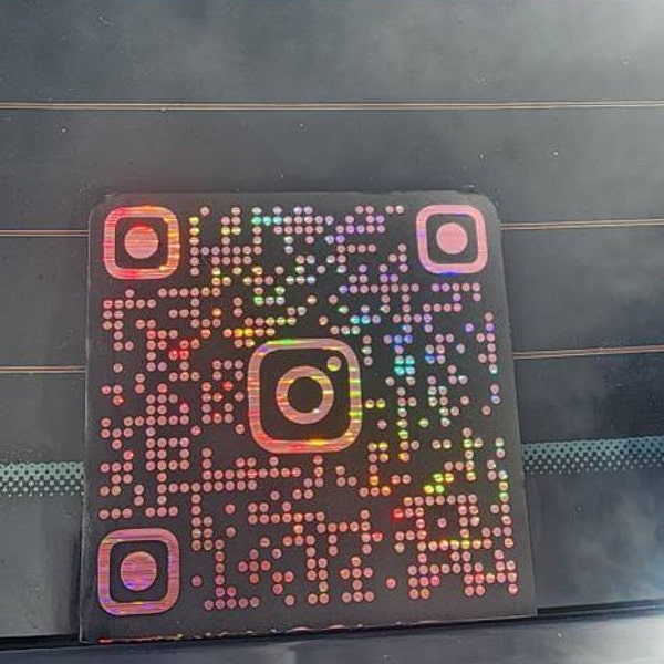 Business QR Code Sticker Facebook Qr Code Instagram Qr Code Etsy Qr ...
