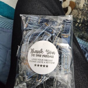 25 Denim Stars BLUE and BLACK Combination of Sizes Jean Quilt Stars ...