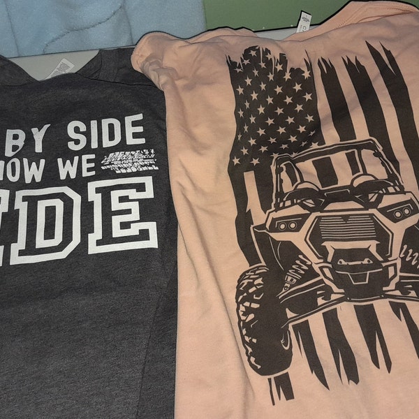 Sxs Side by Side T-shirt, UTV Shirt, Side by Side is How We Ride, off ...