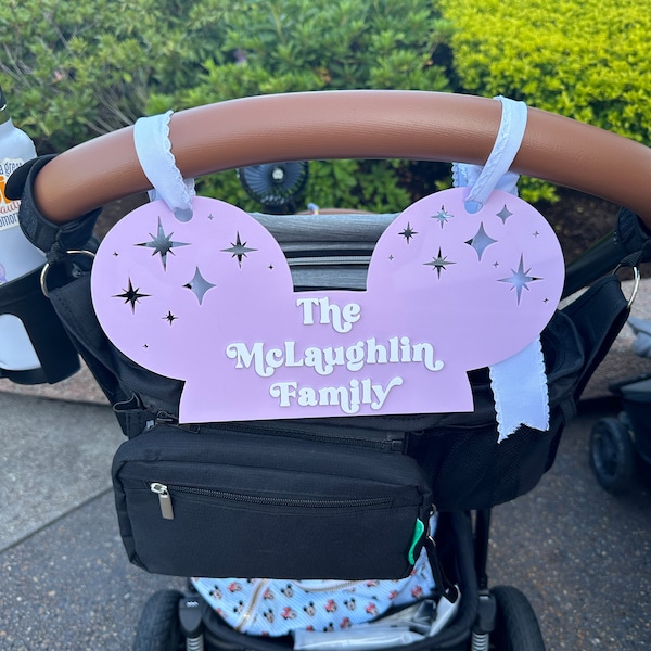 Disney Inspired Stroller Tag | Magical Stroller Family Tag | Vacation ...