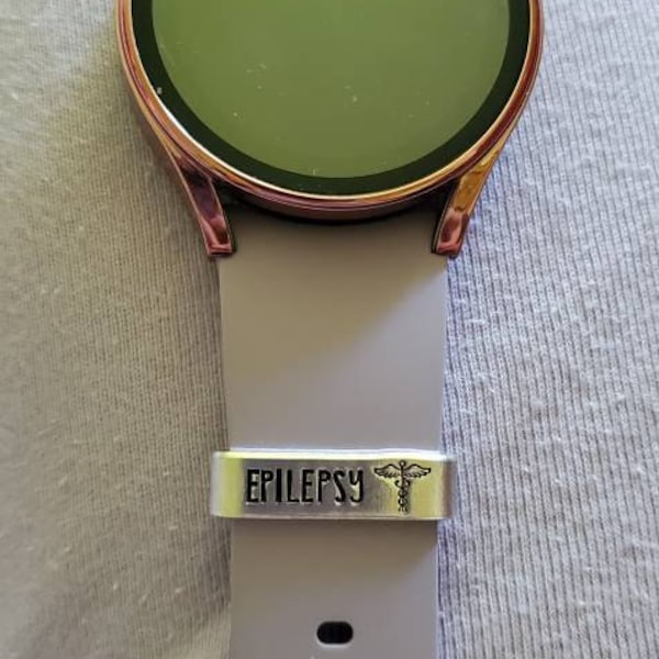 Epilepsy Charm for Smart Watch Band, Medical Alert Watch Charm, Watch ...