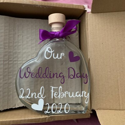 Personalised Honeymoon Destination Sand Keepsake Bottle Jar - Etsy