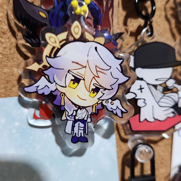 Boothill HSR Honkai Star Rail Phone Charm 1.5" Cute Chibi Epoxy Acrylic ...