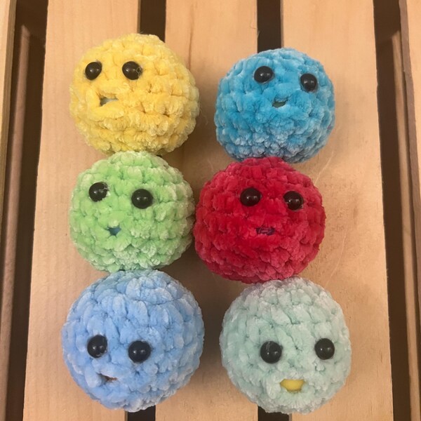Stress Blobs PATTERN/ Crochet Fidget Toy Pattern/ Crochet Stress Ball ...