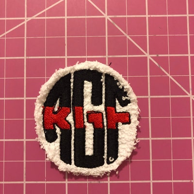 Blue Line Police Monogram Embroidery Font Instant Download - Etsy