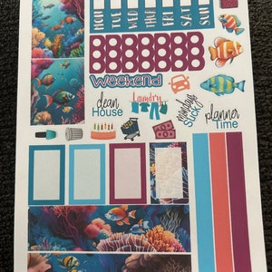Deluxe Weekly Planner Sticker Kit - Etsy
