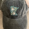 Hand Embroidered State Hat | Embroidered Hat | Hand Embroidered Hat ...