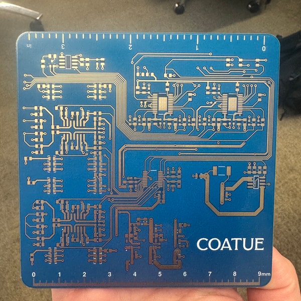 Circuit Board Coasters - Customized Text - Coffee Tea Computer Gift ...
