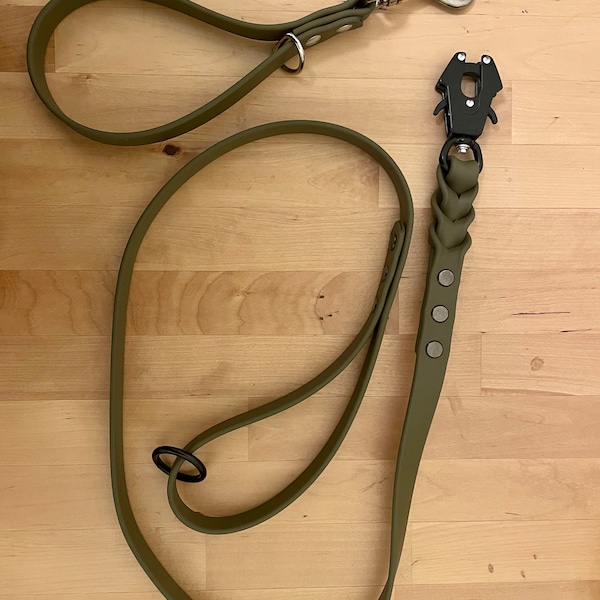 Trailblazer Customizable Braided Biothane® Dog Leash, Dog Lead ...