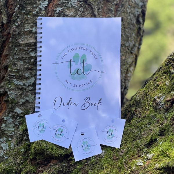 Order Book With Business Logo - Personalised Order Book for Small ...