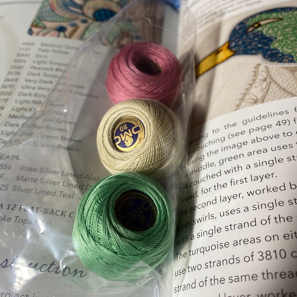 DMC 80 Cotton Lace Threads for Tatting & Bobbin Lace BACK in STOCK!!! 4 ...