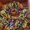 Lemon Wreath With Berries and Florals, Front Door Wreath, Summer Lemon ...