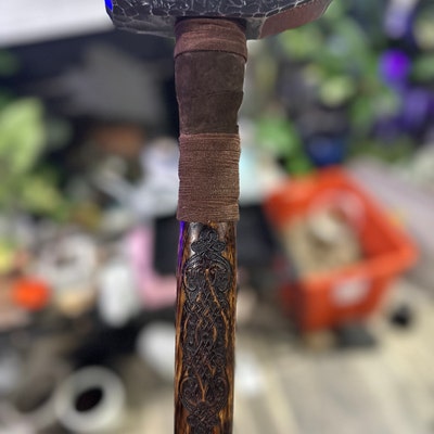 Magic Onyx Staff of Shadows Faceted - Etsy