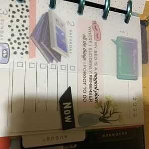 Mini Happy Planner Pouch Skinny Mini Clear Sticker Storage - Etsy