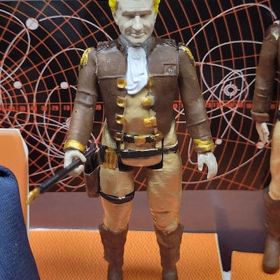 UNPAINTED Commander Cain Action Figure battlestar Galactica 1978 - Etsy