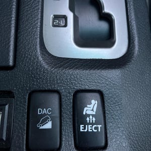 Eject Button Decal, Car Decal, Eject Passenger Button, Blank Button ...