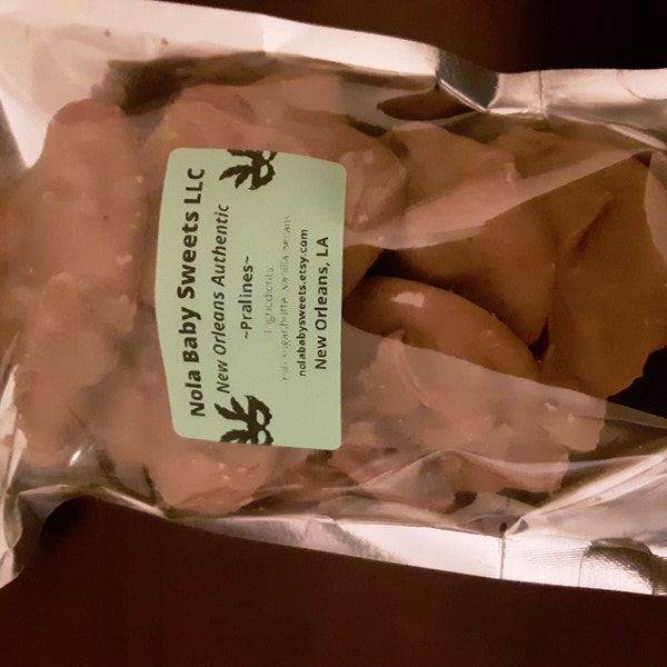 New Orleans Authentic Mini Pralines/pecan Candy Individually Wrapped ...