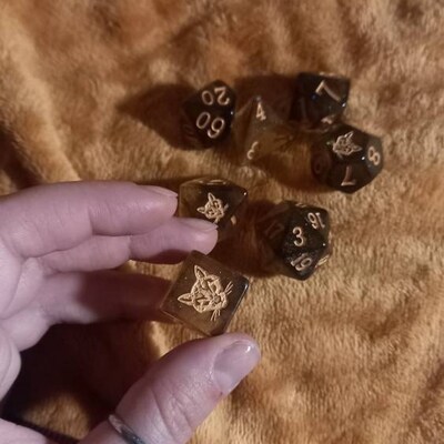 Dice RPG Set of 7 'spirit Of' Dolphin Dice Dungeons - Etsy