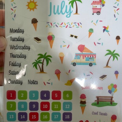 Stars & Stripes Sticker Sheet Themed Stickers for Your - Etsy