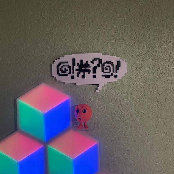 3D Printed Retro Arcade Game Characters Wall Decor, Decoration - Etsy