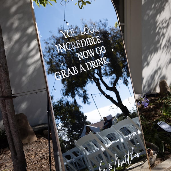 You Look Incredible Wedding Decal - Hello Darling Wall Decal Sticker ...