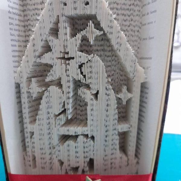 Book Folding PATTERN, Nativity Scene, Christmas, - Etsy