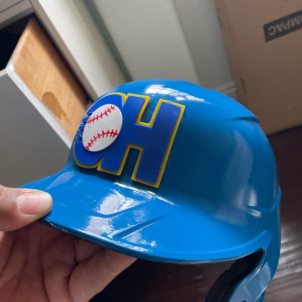 3D Helmet Logos Custom | Moldable Team Logos for Baseball, Softball ...