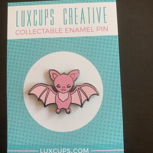 Pink Bat Enamel Pin Hard Enamel Pin Bat Pin Vampire Bat Pin - Etsy Canada