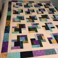 Quilt Pattern Danish Delights Layer Cake Quilt Pattern 3 Sizes Quick ...