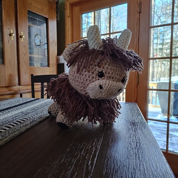 Highland Cow Crochet Pattern, Amigurumi Crochet Pattern, Highland Cow ...
