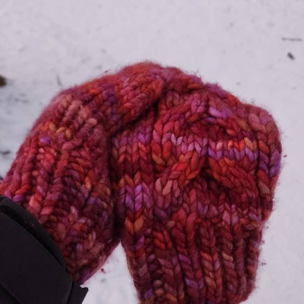 RAINBOW SPRINKLE MITTENS! Luxury Handmade Knit Merino Wool Mittens ...