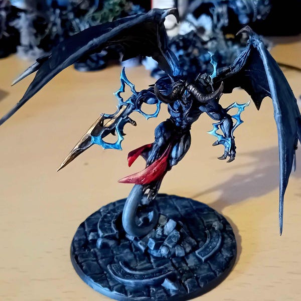 Chaos Daemon Miniature Lord of the Print Infernal Demon of Slaanesh ...