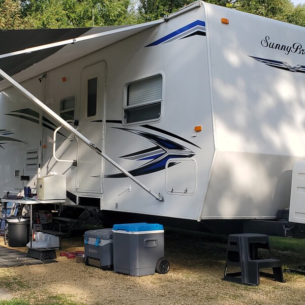 RV, Trailer, Camper, Motorhome Large Vinyl Decals/graphics Kit-k-0010bl ...