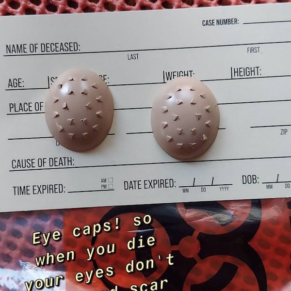 Vintage Embalming Eye Caps (opaque) - Etsy