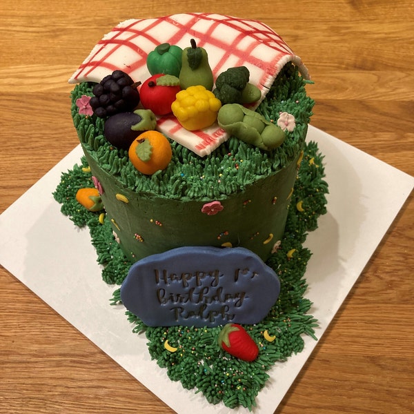 Marzipan British Afternoon Tea 18 Selection Box Birthday Vegan Foodie ...