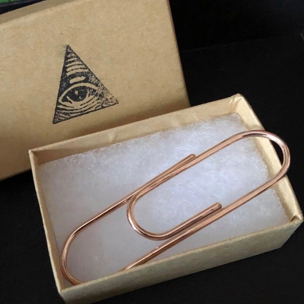 Minimalist Copper Paperclip Money Clip - Etsy