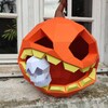 Papercraft Halloween Pumpkin With Skull, Low Poly Pumpkin and Skull ...